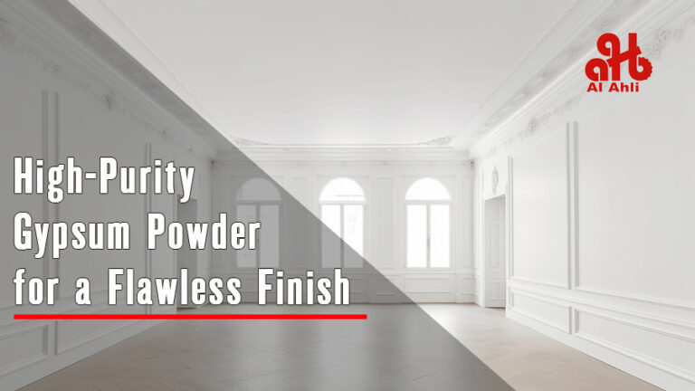 High-Purity Gypsum Powder for a Flawless Finish - ALAHLI