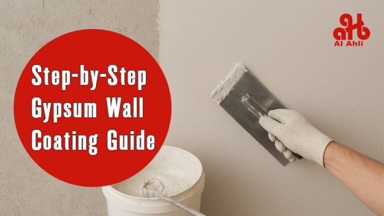 Step-by-Step Gypsum Wall Coating Guide - Al Ahli Trading Co.
